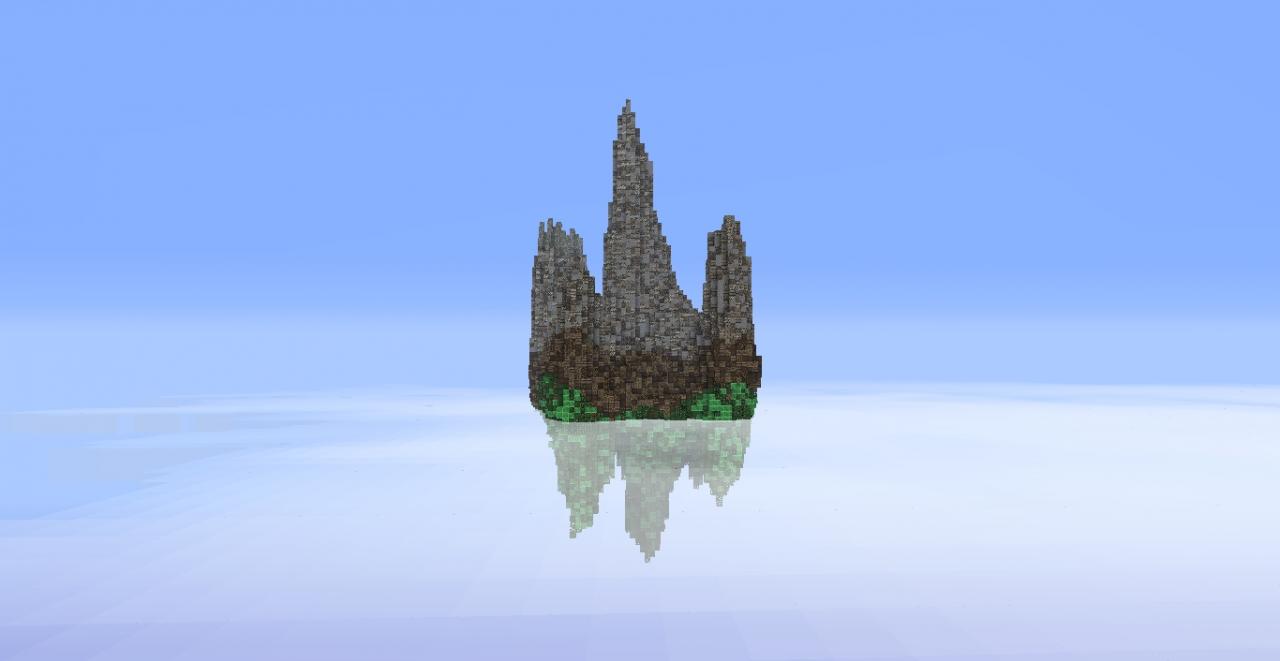 Terraforming derp. floating island Minecraft Map