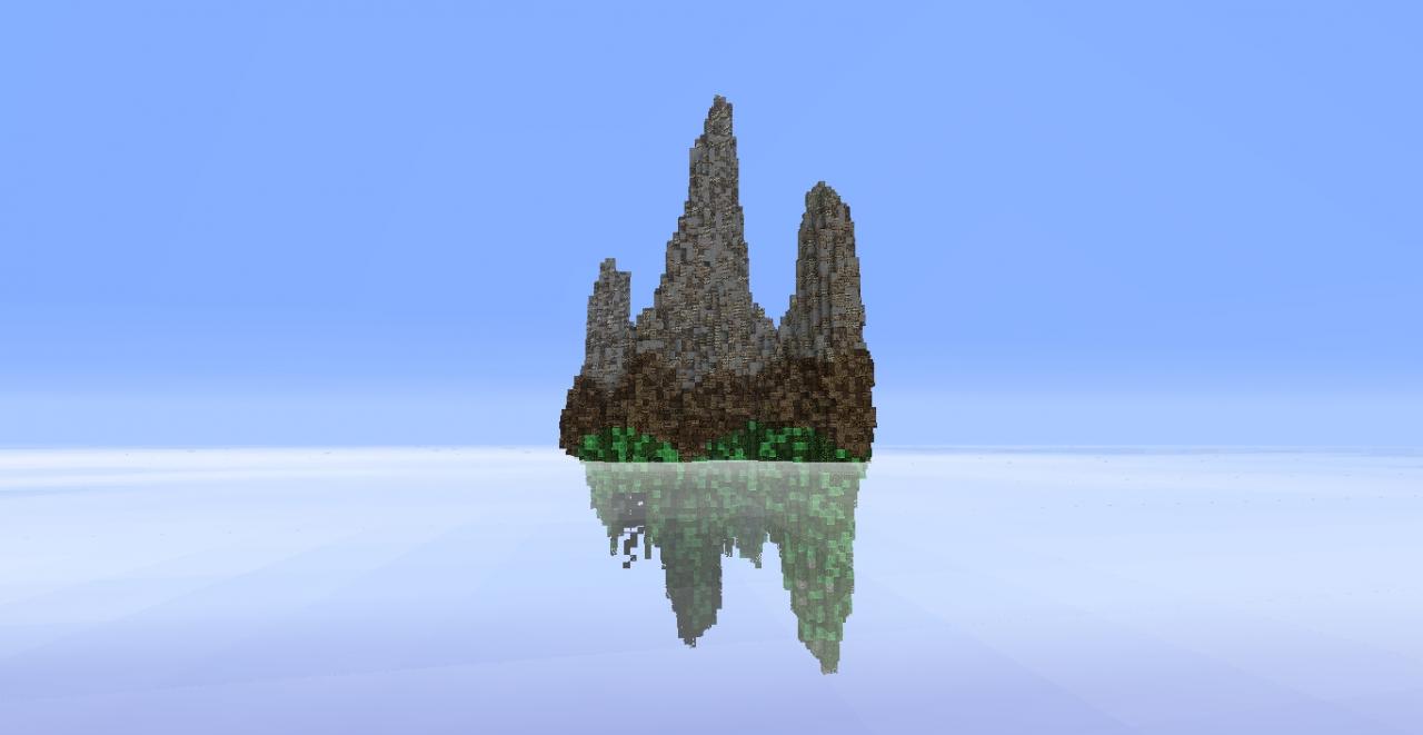 Terraforming derp. floating island Minecraft Map