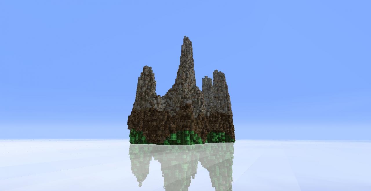 Terraforming derp. floating island Minecraft Map