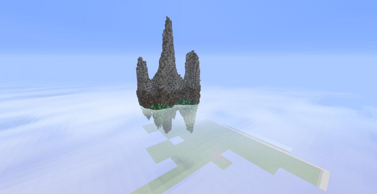 Terraforming derp. floating island Minecraft Map