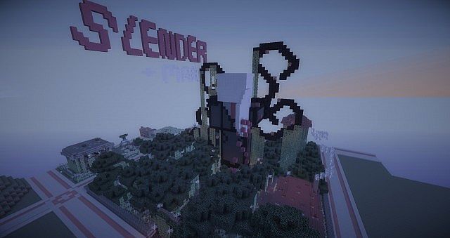 Statue Slender-Man Minecraft Map