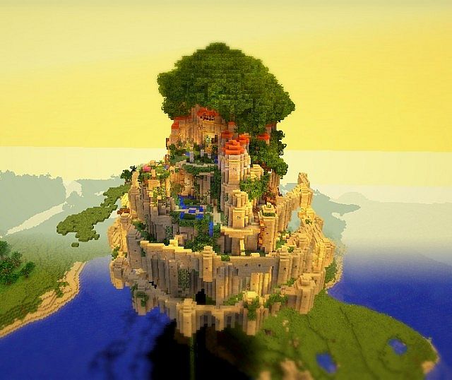 【Ghibli Ploject】Castle in the Sky project 【Laputa】 Minecraft Project