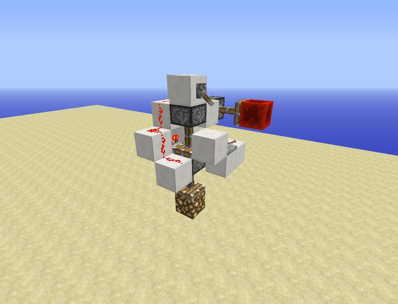 Double extensor downward Minecraft Map