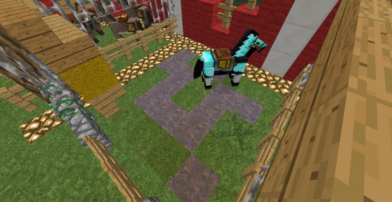 Classic Style Barn! Perfect For Horses! Minecraft Map