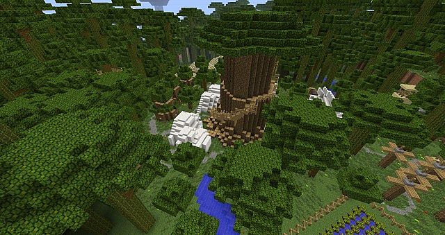 KnotHole-Home of the Freedom Fighters (SatAM) Minecraft Map