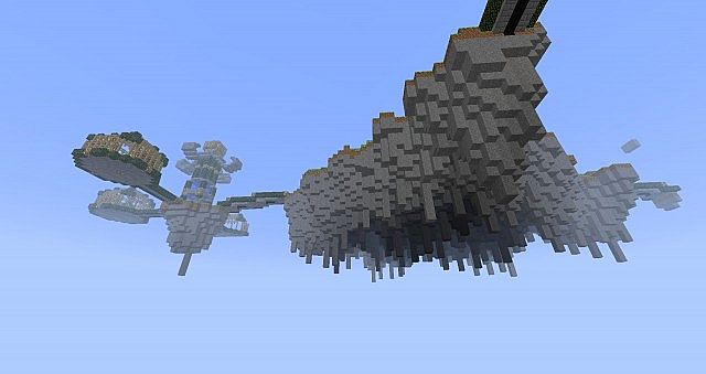 Awesome Floating Island Spawn Minecraft Map