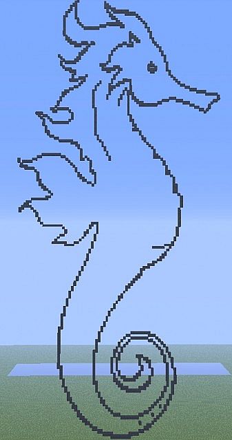 Seahorse Tattoo Design Minecraft Map