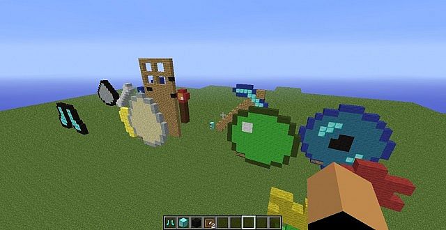 3D and flat art version 3 Minecraft Map