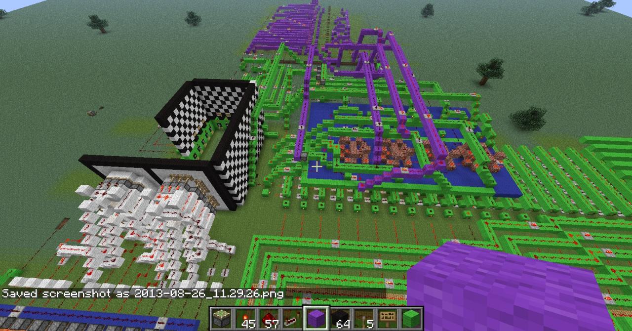 Redstone binary calculator Minecraft Map