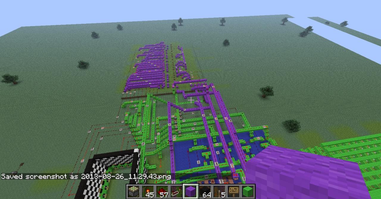 Redstone binary calculator Minecraft Map