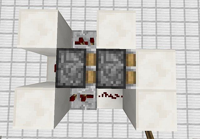 Smallest Double Piston Extender Minecraft Map