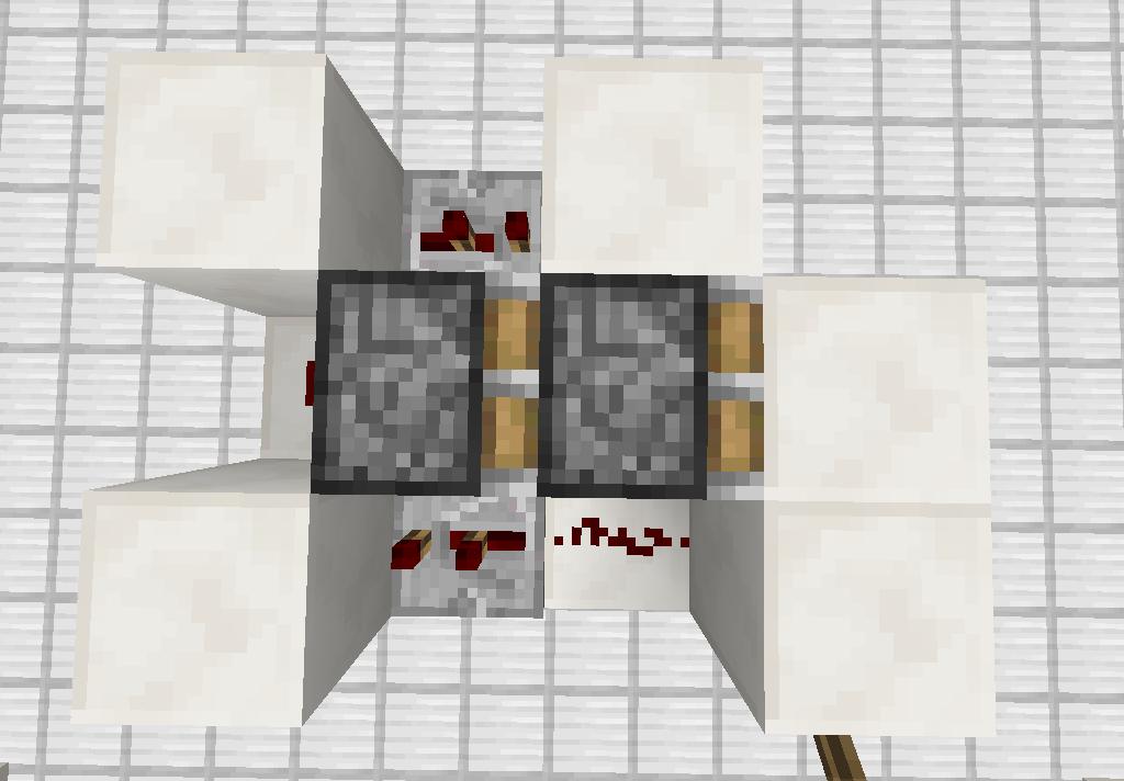 Smallest Double Piston Extender Minecraft Map