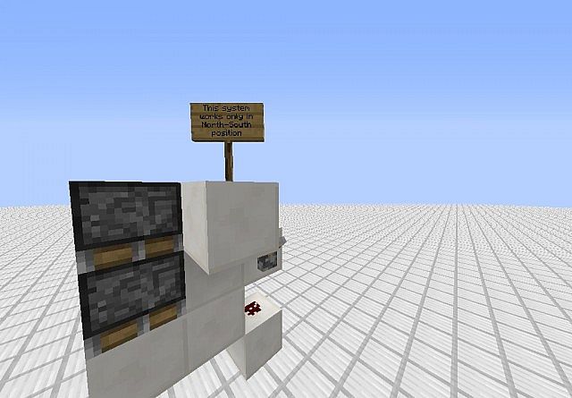 Smallest Double Piston Extender Minecraft Map