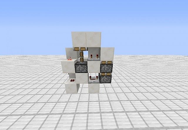 Smallest Double Piston Extender Minecraft Map