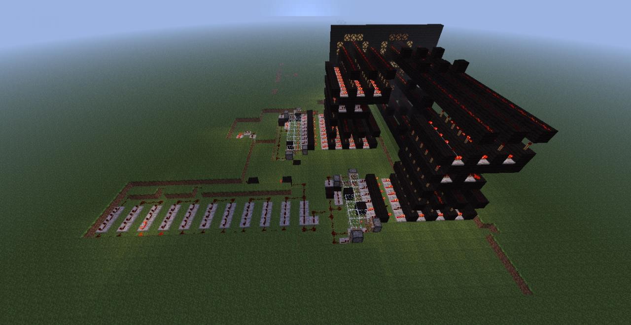 Digital clock tutorial Minecraft Map