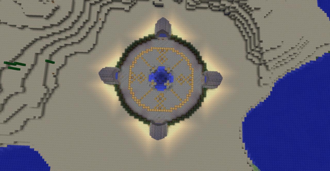 Simple server spawn Minecraft Map