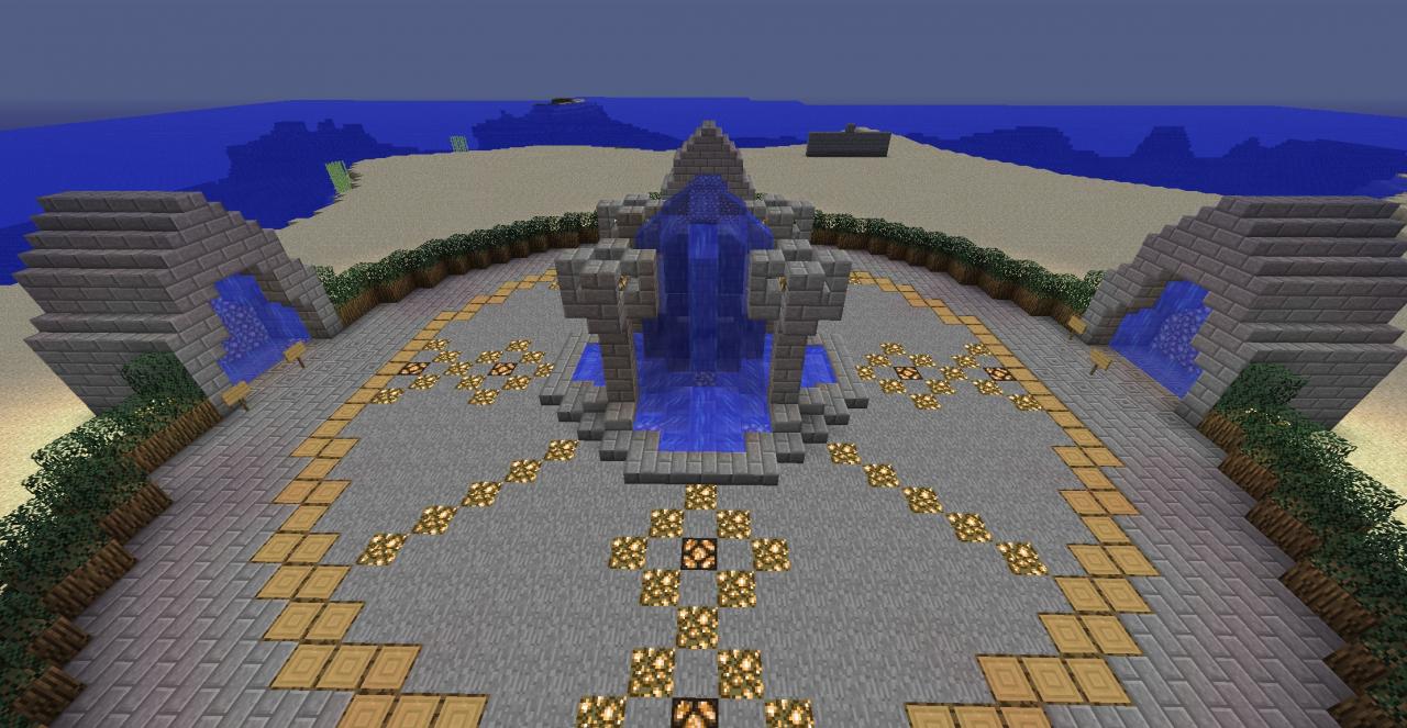 Simple server spawn Minecraft Map