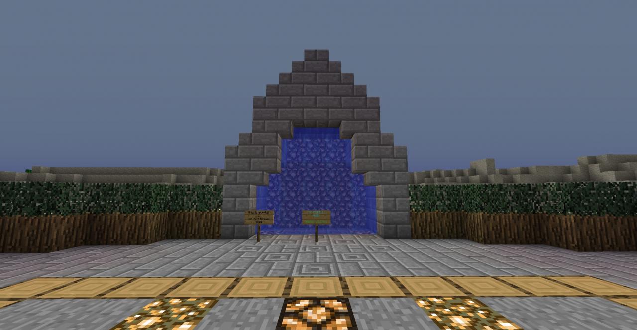Simple server spawn Minecraft Map