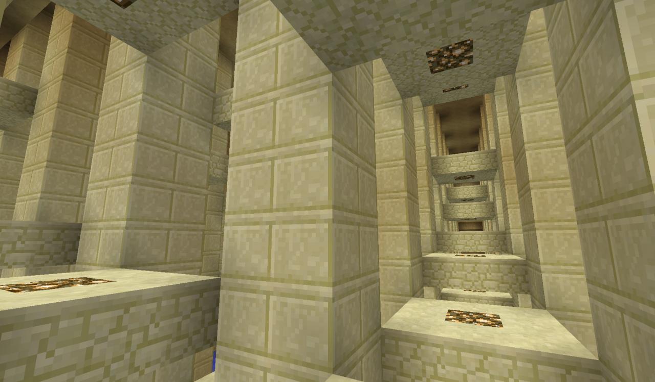 Pyramid maze Minecraft Map