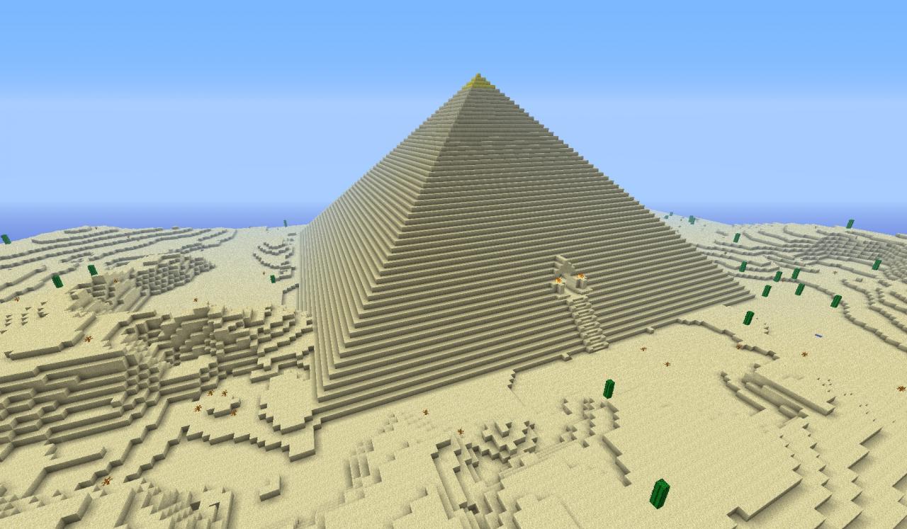 Pyramid maze Minecraft Map