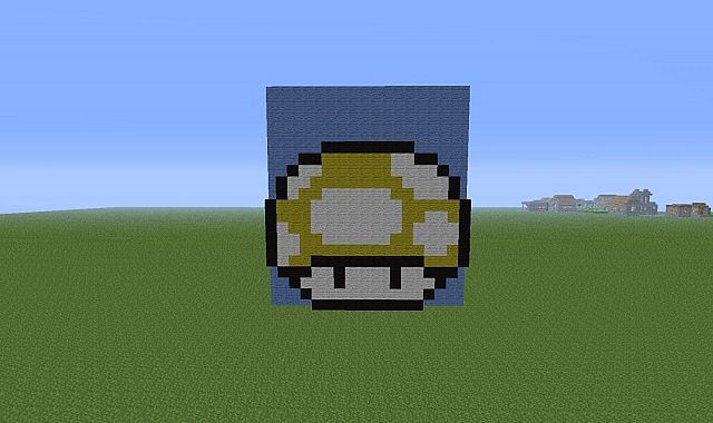 Mario Mushroom (Golden) Minecraft Map