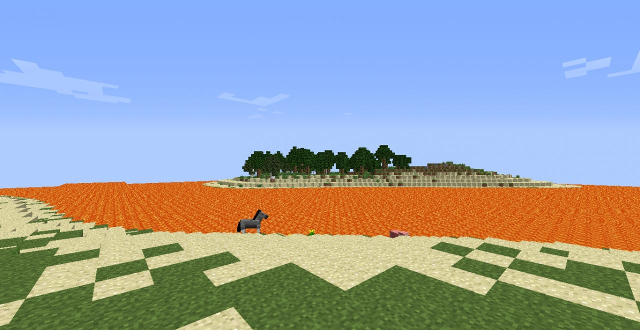 Lava Death Survival Minecraft Map