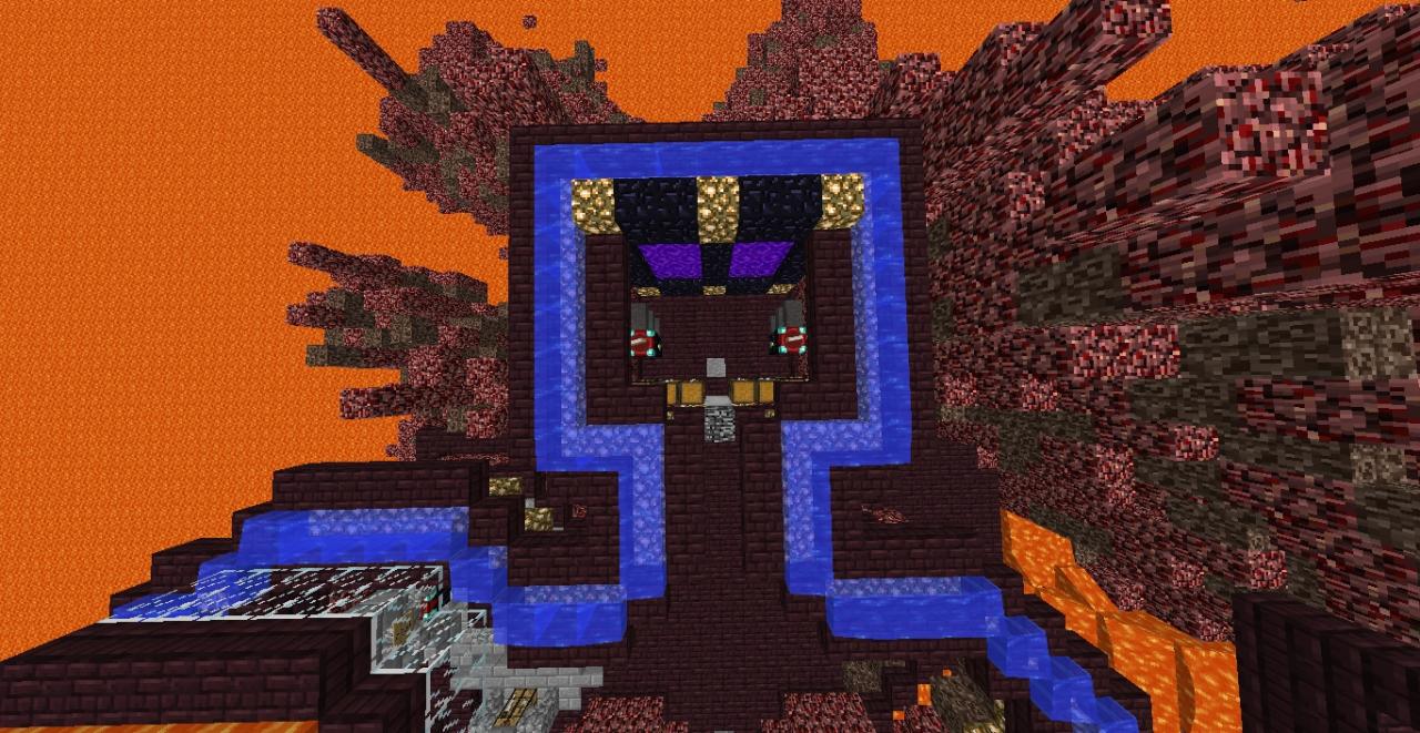 Nether house Minecraft Map