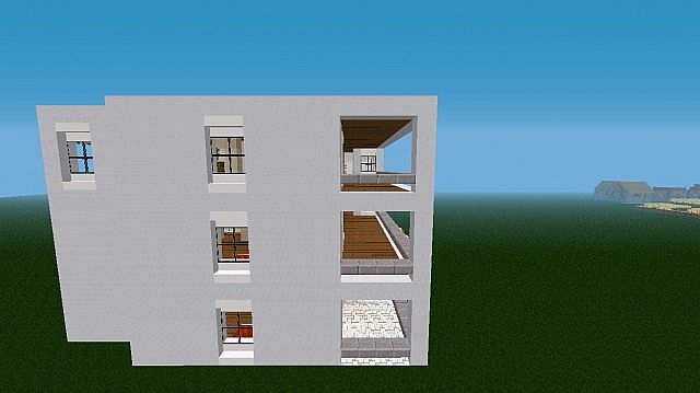 House with balcony Minecraft Map