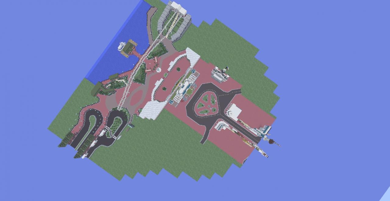 Walt Disney World/Universal Studios Server Minecraft Map