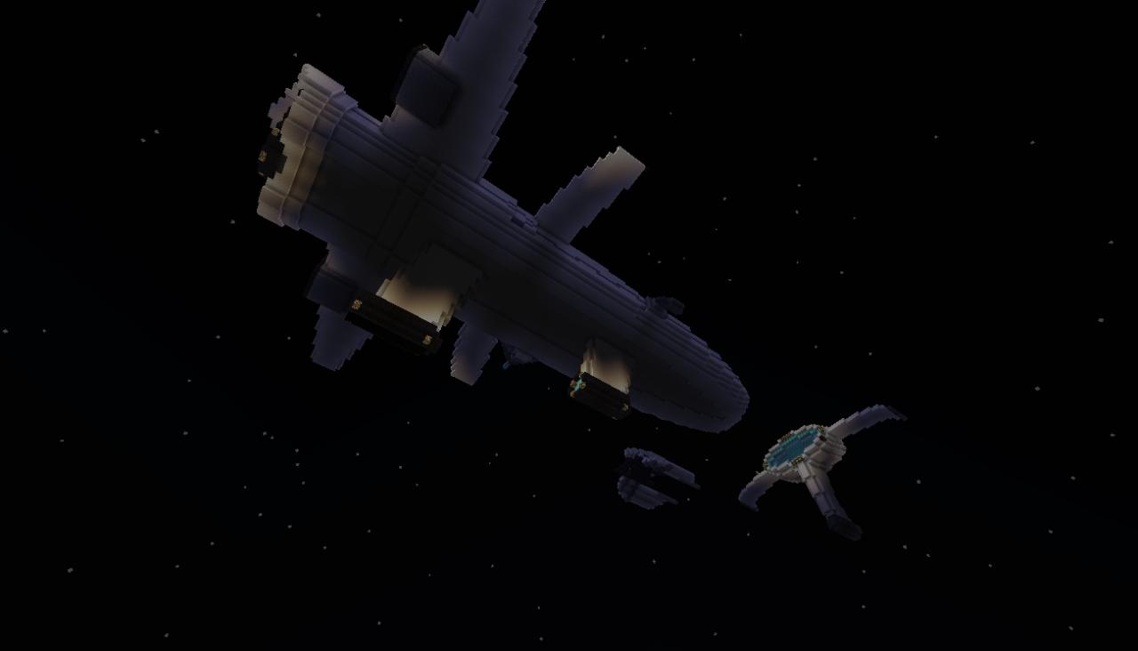 Space fleet Minecraft Map