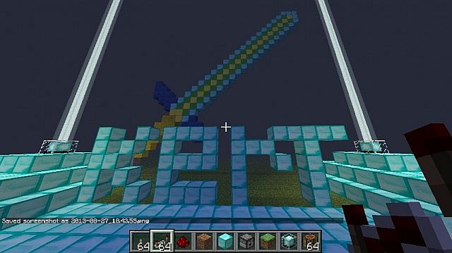 the god diamond sword and the evil demon diamond sword Minecraft Map