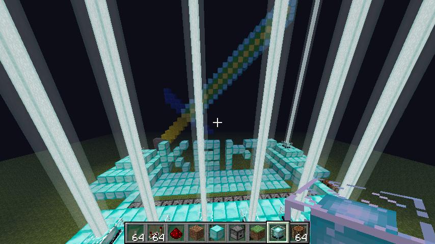 the god diamond sword and the evil demon diamond sword Minecraft Map