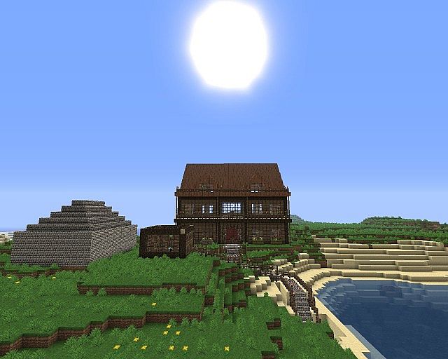 Survival house Minecraft Map
