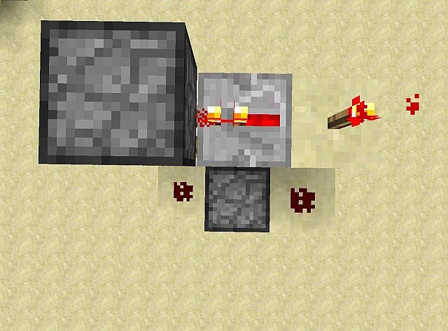 Double piston extender(DOWN) 2x3x5 Minecraft Map