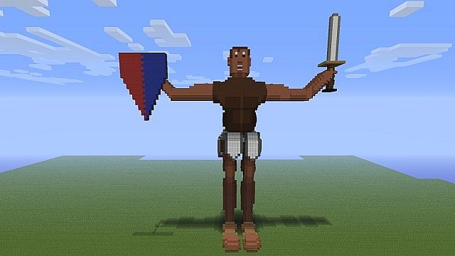 3D Gladiator Minecraft Map