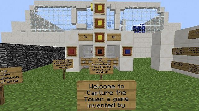[MINI-GAME] [PVP] Capture The Tower! [1.6.2] Minecraft Map