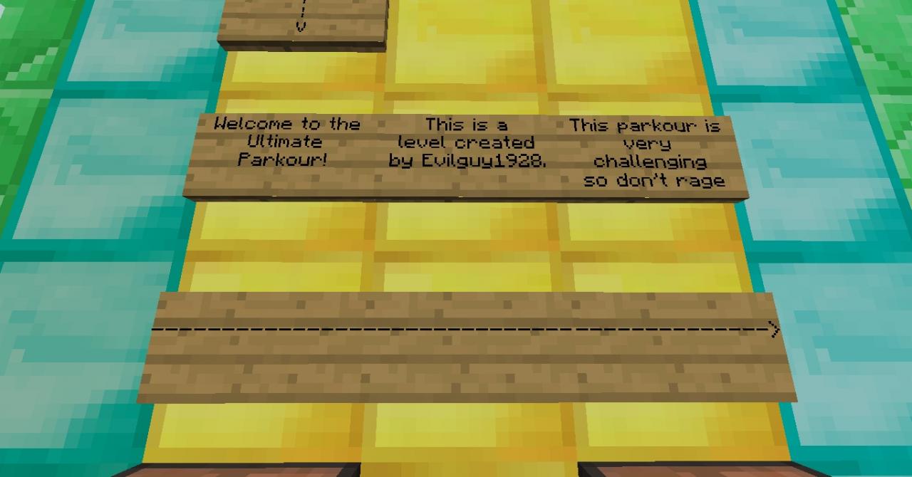 Parkour HARD Minecraft Map