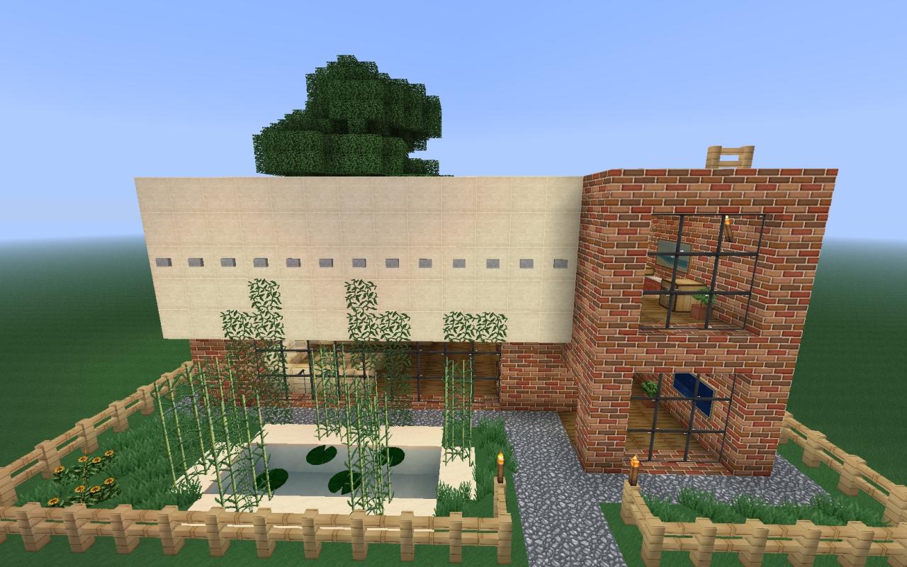 Modern House #4 20x20 Minecraft Map
