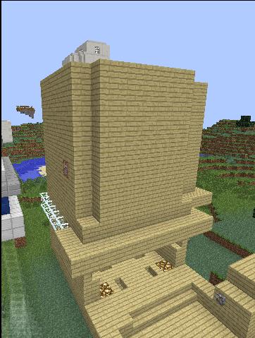 Before and after transformation Minecraft Map