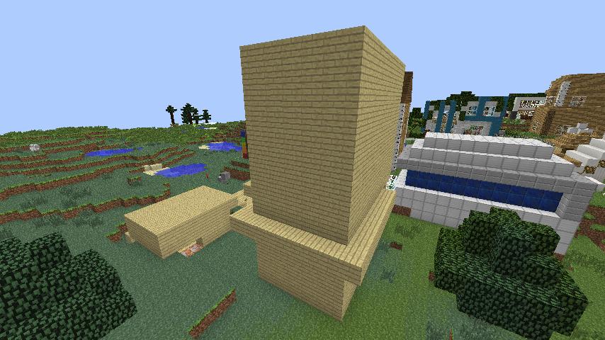 Before and after transformation Minecraft Map