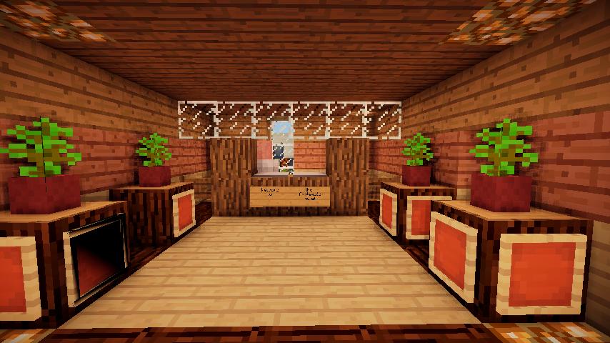 Before and after transformation Minecraft Map