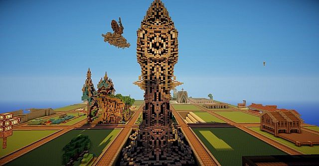 Thalax, the lost clocktower Minecraft Map