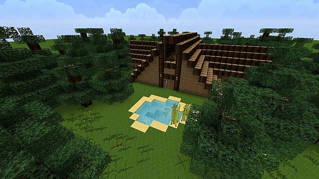 Large Lodge Minecraft Map