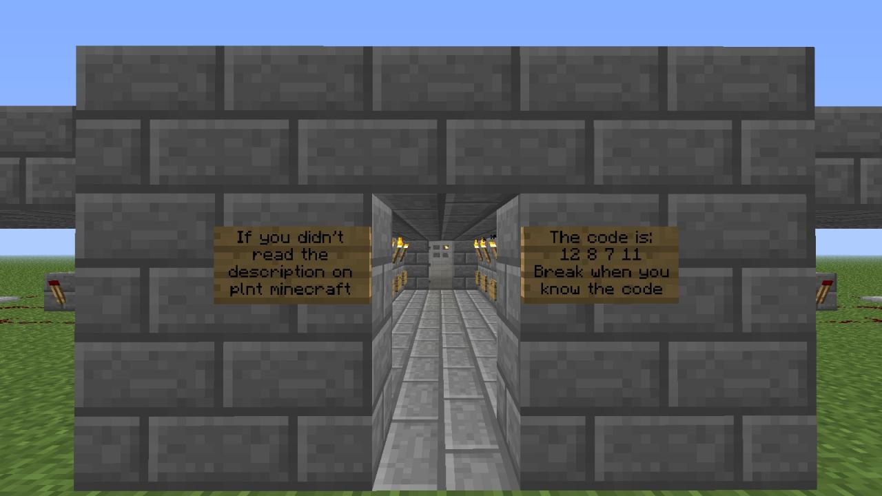 Combination Door Minecraft Map