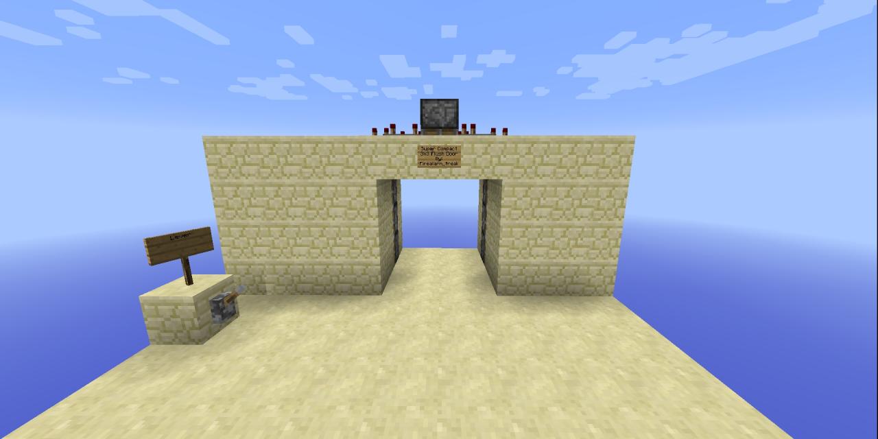 Super Compact 3x3 Flush Minecraft Map