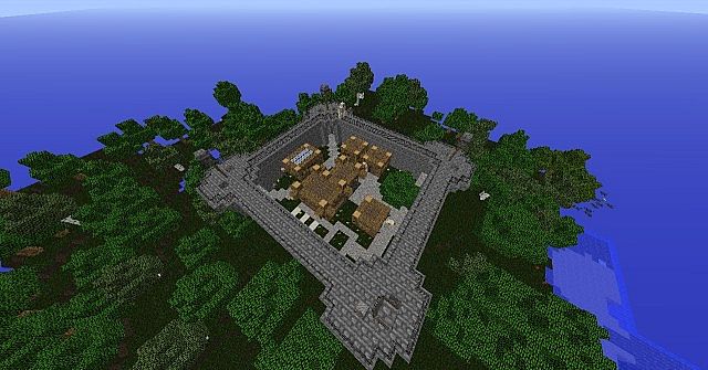 Forest town Minecraft Map