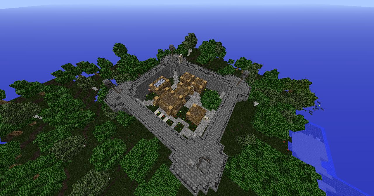 Forest town Minecraft Map