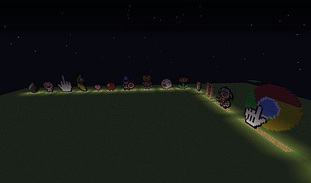 Pixel map Minecraft Map