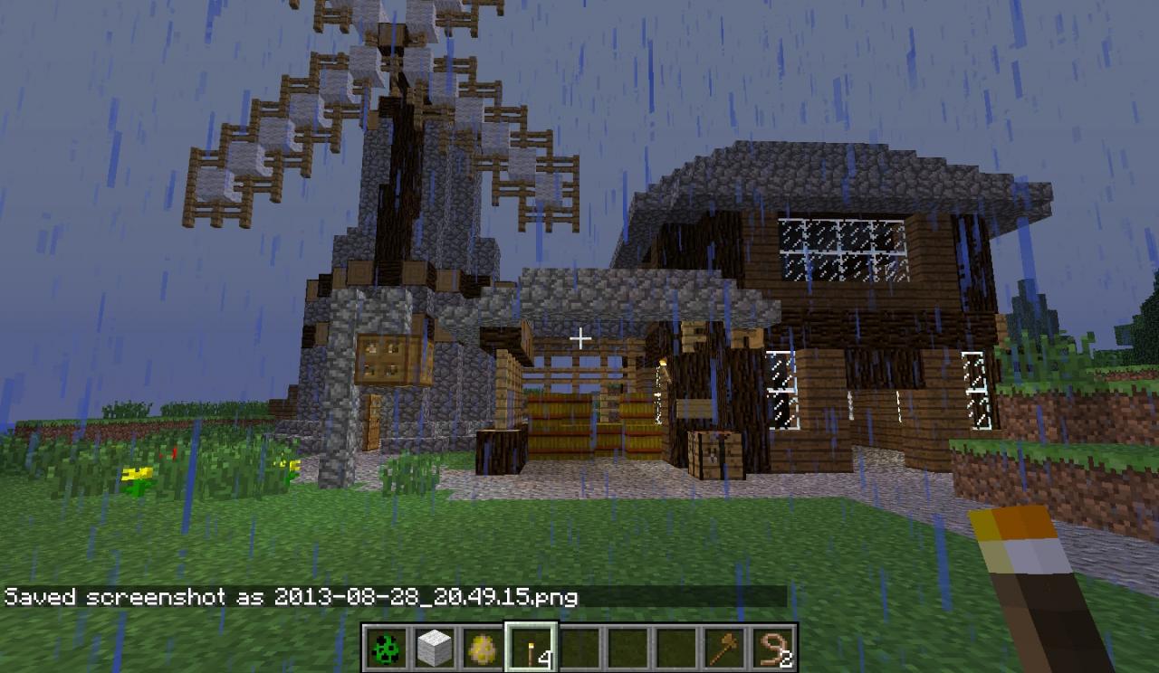 My Farm house and windmill Minecraft Map