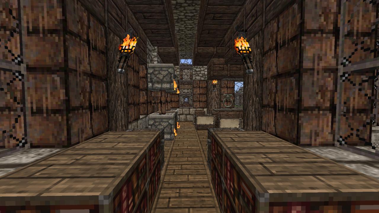 Open Floor Plan Medieval House -Medieval Building Series- Minecraft Map